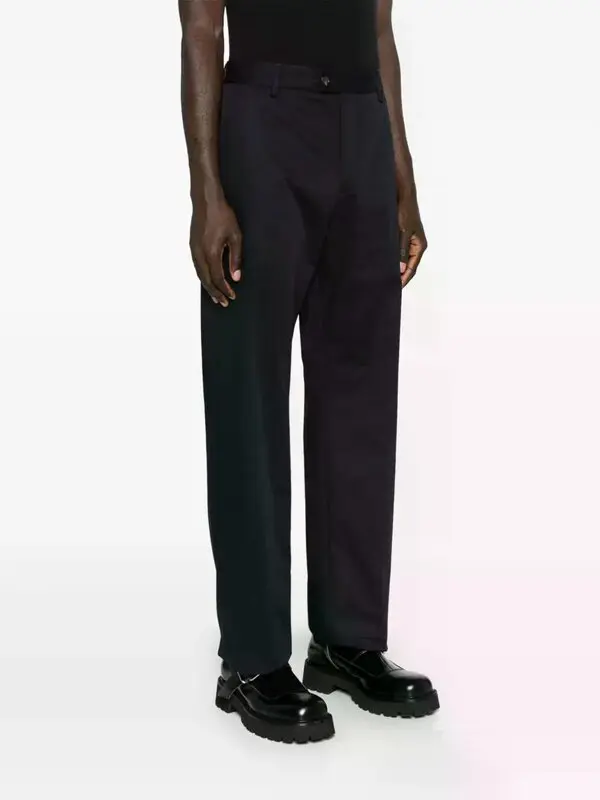 Alexander McQueen Gabardine Straight-leg Trousers