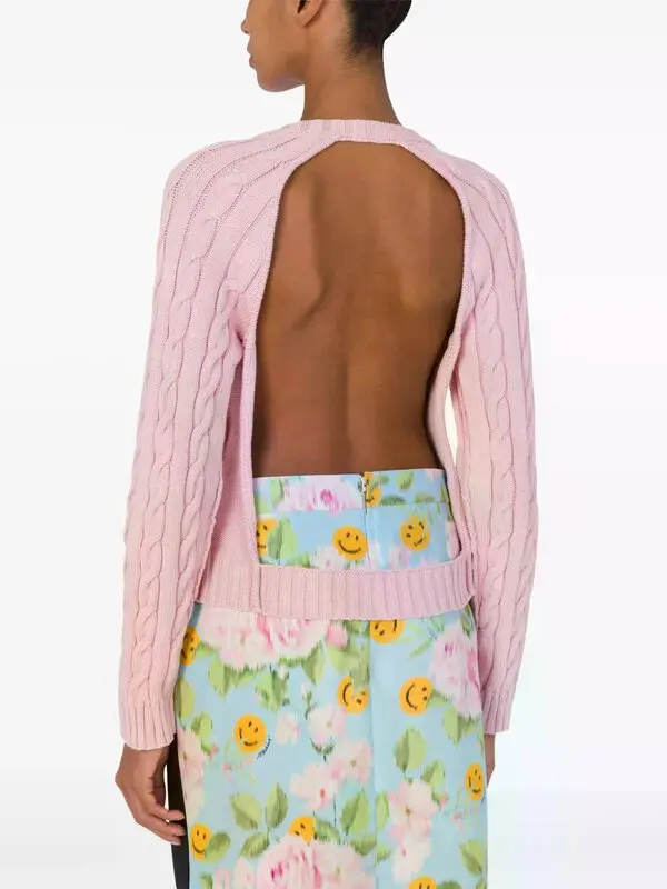 Moschino Backless Cardigan