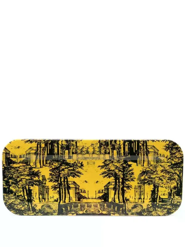 FORNASETTI Giardino Settecentesco Tray - Black
