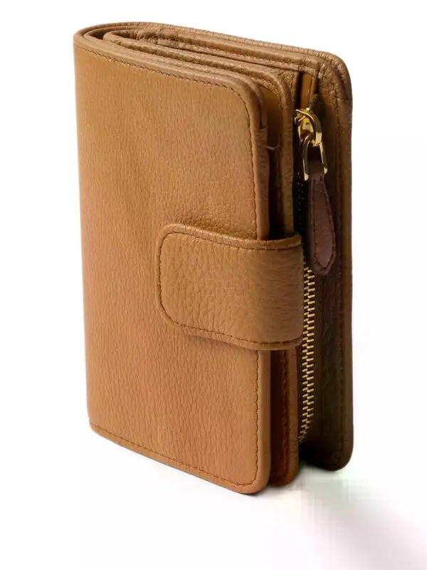 Prada Small Textured Wallet - Brown