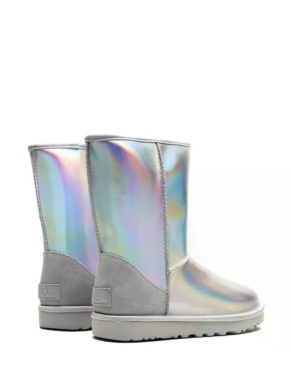 UGG Classic Short Iridescent Boots - Silver