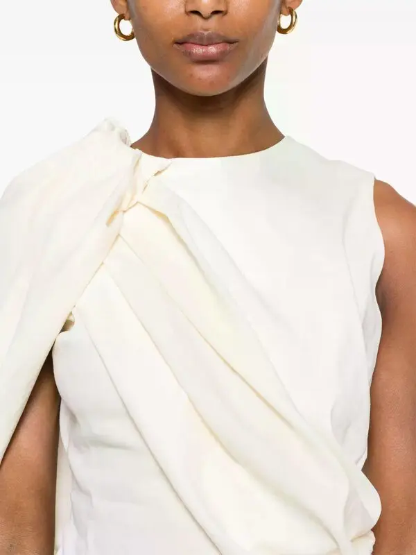 Magda Butrym Asymmetric Draped Top