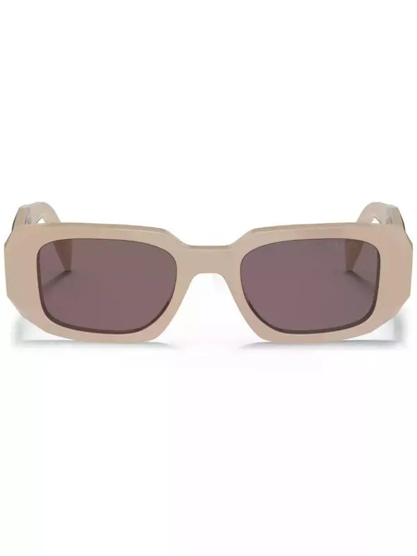 Prada Rectangle Frame Glasses - Neutrals