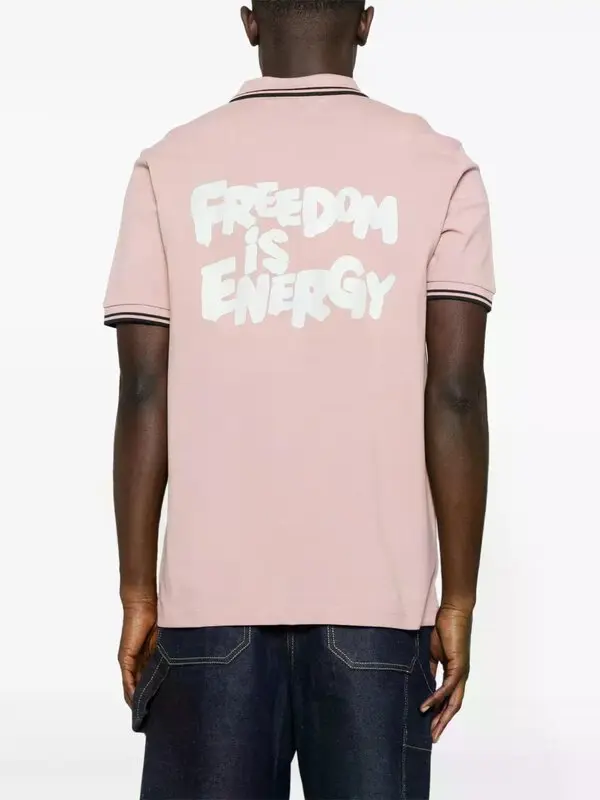 Comme Des Garçons X Fred Perry Logo-embroidered Polo Shirt