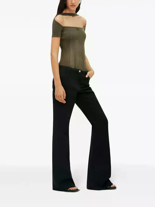 COURREGES Relax Twill Bootcut Trousers