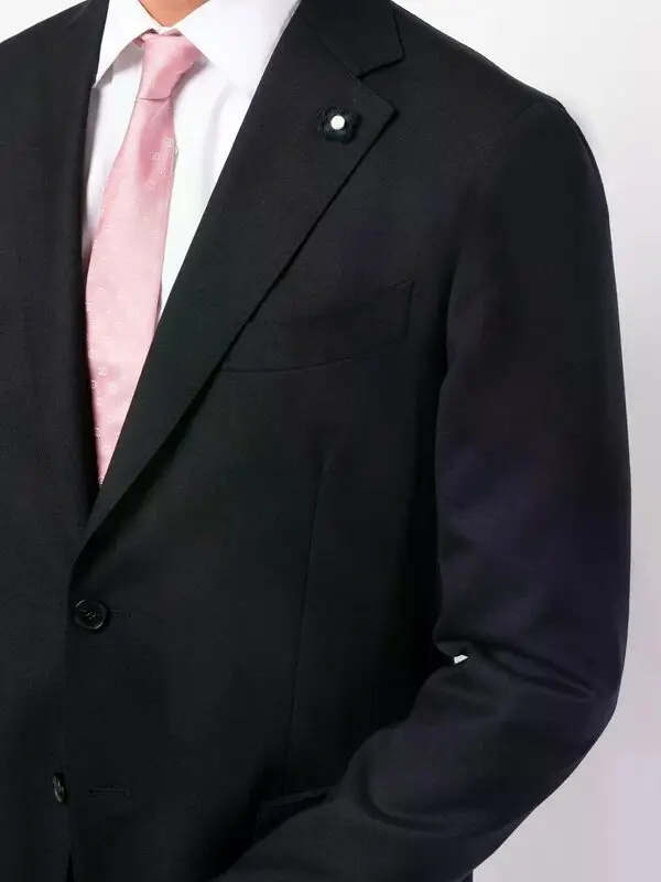 LARDINI Single-breasted Slim-cut Suit - Blue