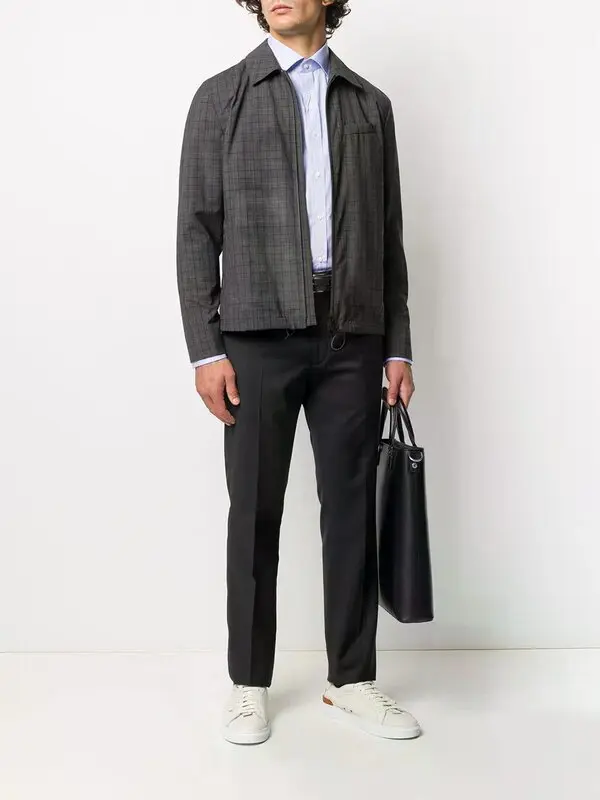 Ralph Lauren Purple Label Dark Wool Tailored Trousers