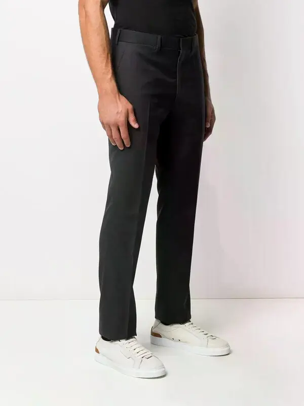 Ralph Lauren Purple Label Dark Wool Tailored Trousers