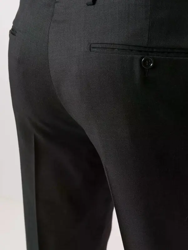 Ralph Lauren Purple Label Dark Wool Tailored Trousers