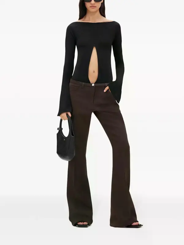 COURREGES Relax Bootcut Trousers - Brown