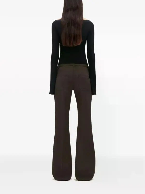 COURREGES Relax Bootcut Trousers - Brown