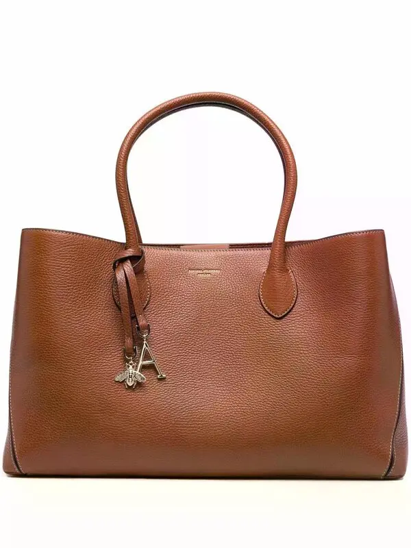 ASPINAL OF LONDON Leather Tote Bag With Bee Charm