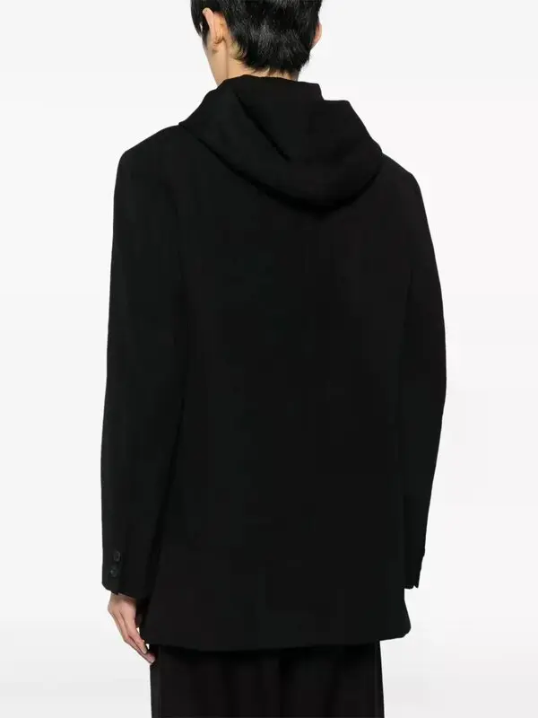 Yohji Yamamoto Hooded Wool Jacket
