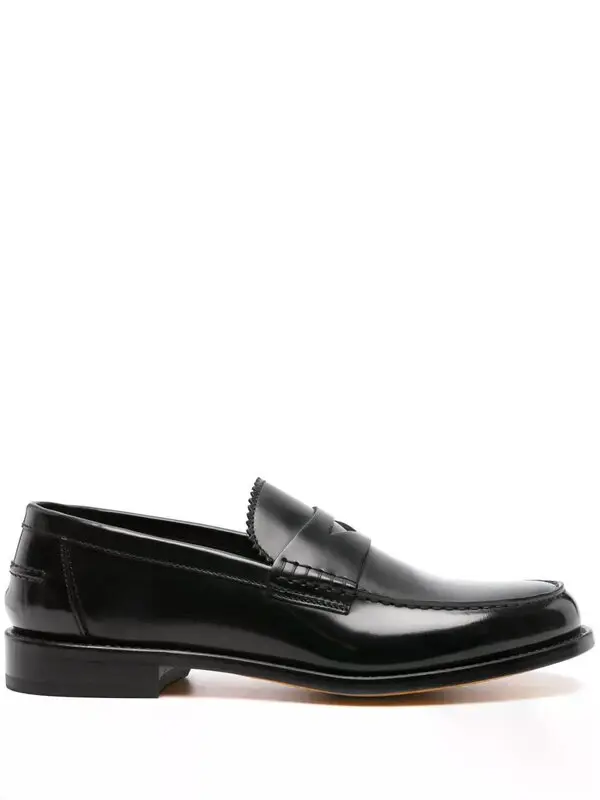 DOUCAL'S Patent Leather Penny Loafers