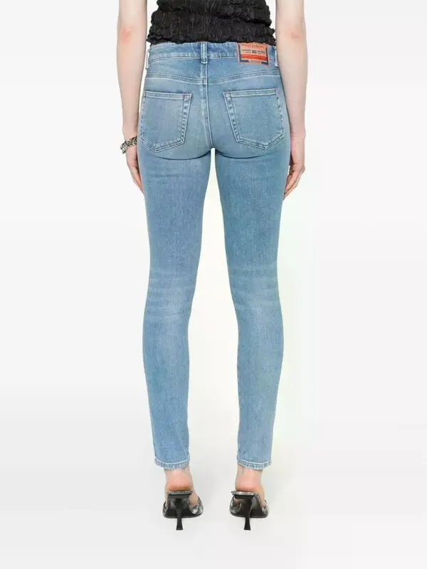 DIESEL® Slandy Mid-rise Super-skinny Jeans