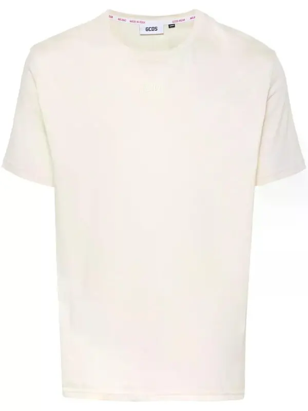 Gcds Logo-embroidered Cotton T-shirt