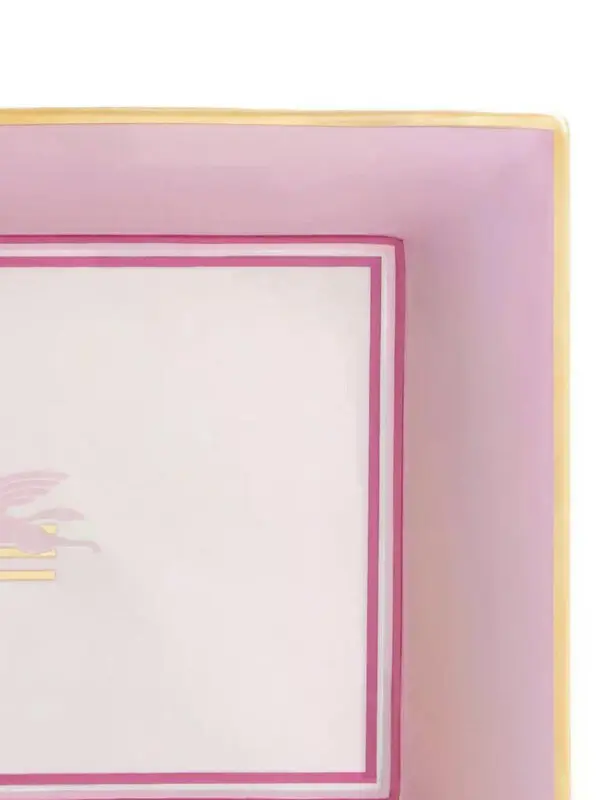 Etro Pegaso-motif Porcelain Tray