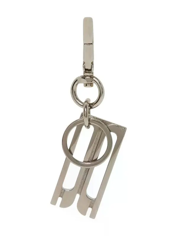 Victoria Beckham B-charm Keyring - Silver