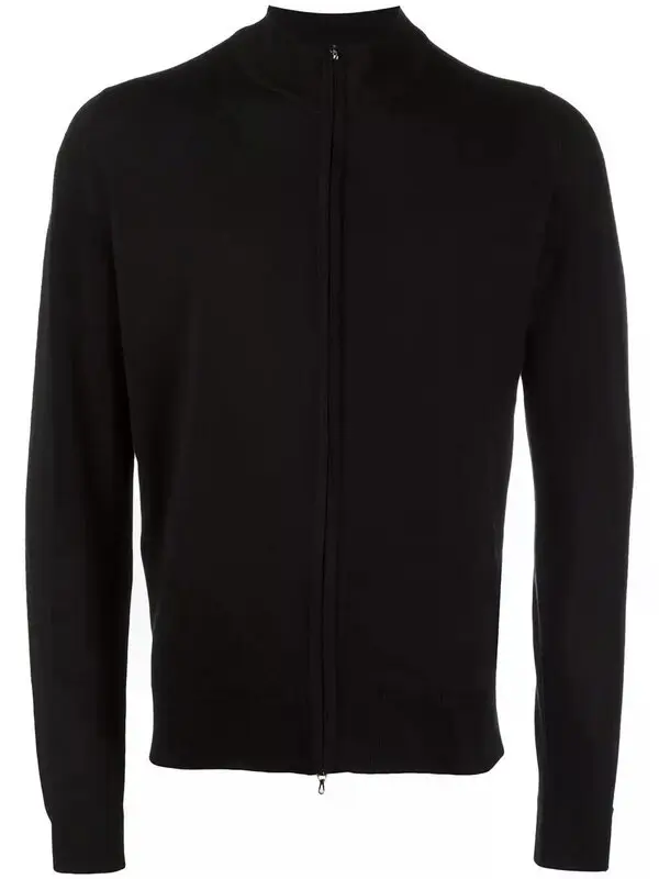 John Smedley High Neck Zipped Cardigan