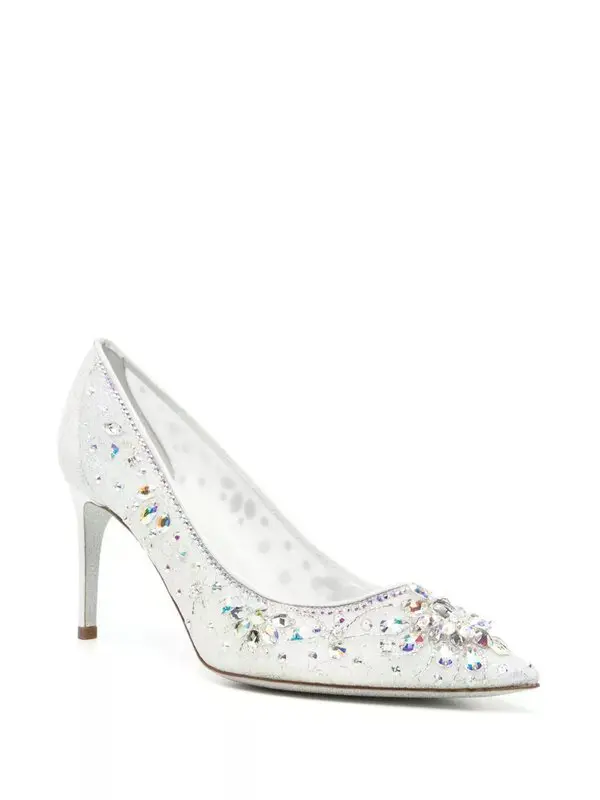 Rene Caovilla 80mm Crystal-embellished Pumps