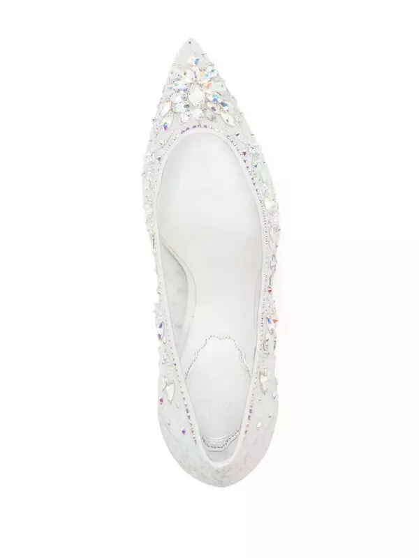 Rene Caovilla 80mm Crystal-embellished Pumps
