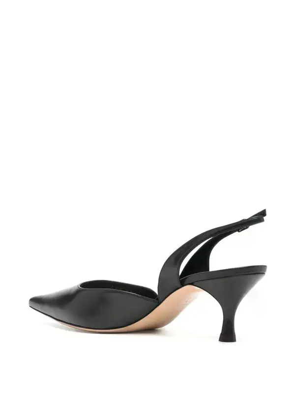 Casadei 70mm Leather Slingback Pumps