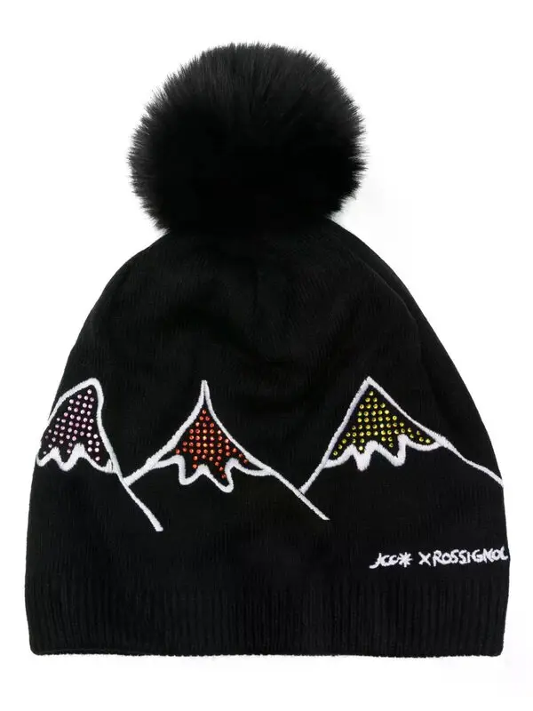 Rossignol X Jcc Crystal-embellished Beanie Hat - Black