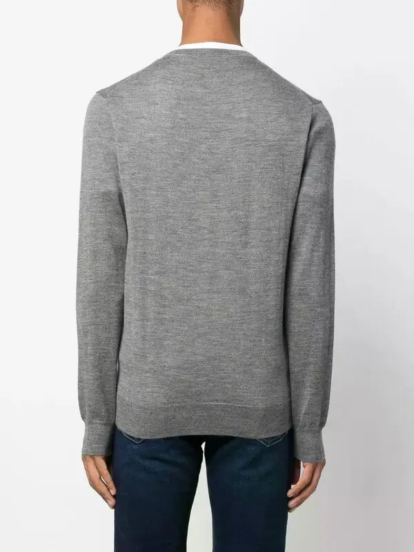Polo Ralph Lauren Long Sleeve Fine Knit Jumper - Grey