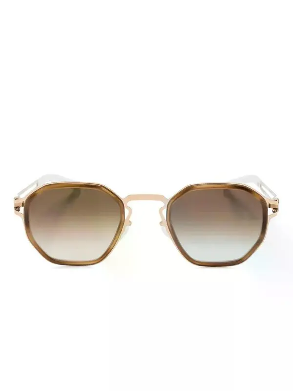 Mykita Gia Geometric-frame Sunglasses - Brown