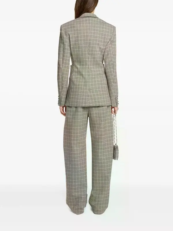 Rabanne Plaid Check Fitted Jacket