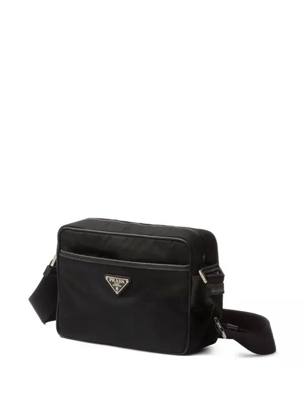 Prada Re-nylon Messenger Bag With Saffiano Leather Trim
