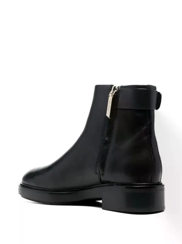 Calvin Klein Ankle Boots With Logo Plaque
