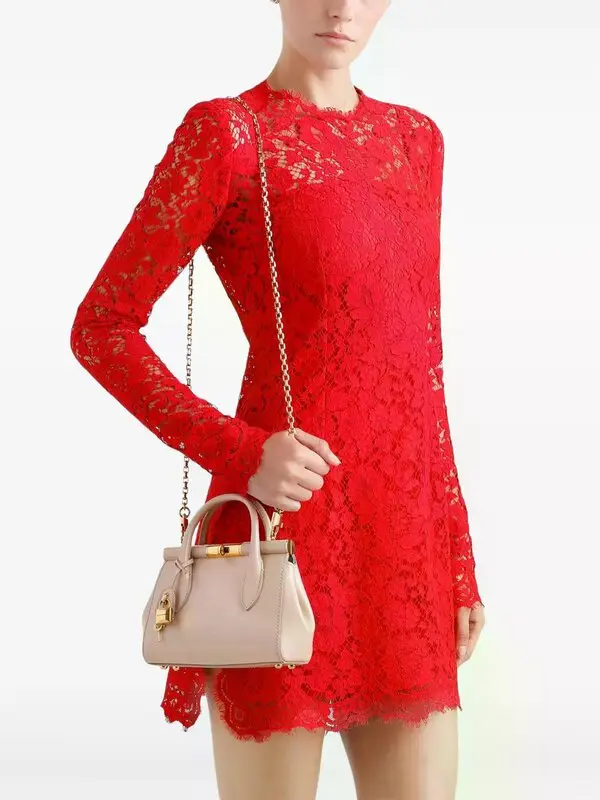 Dolce & Gabbana Mini Marlene Day Bag With Twist-lock Fastening - Neutrals