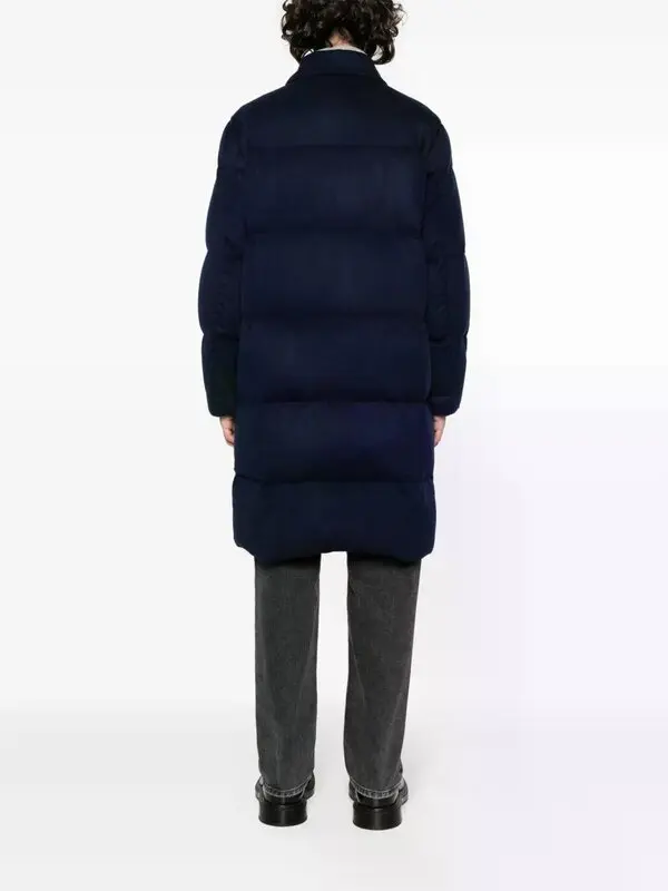 Kiton Padded Cashmere-blend Coat