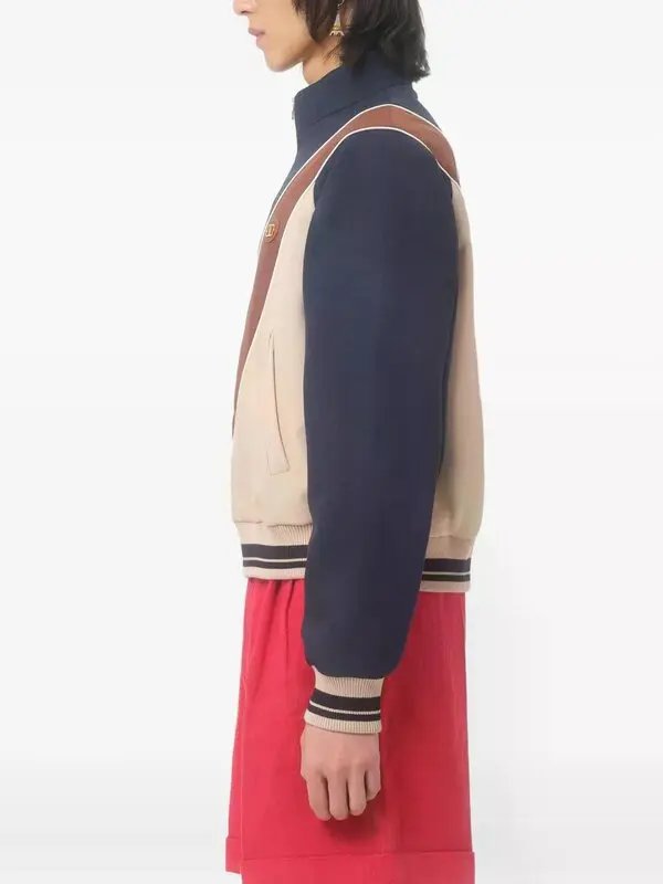 Valentino Garavani Vlogo Patch Zip-up Sweatshirt
