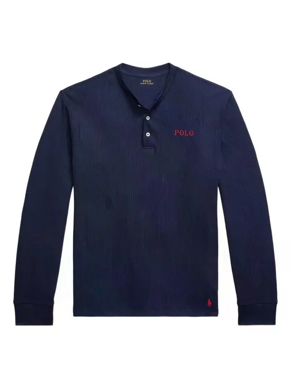 Polo Ralph Lauren Waffle-knit T-shirt - Blue