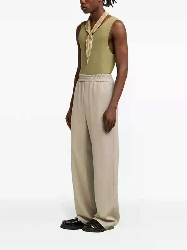 AMI Paris De Coeur Wide-leg Trousers