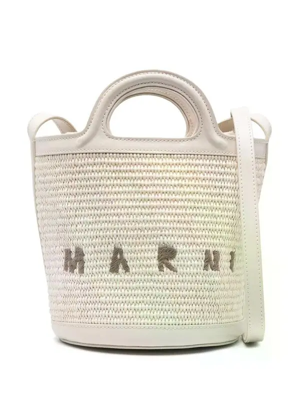 Marni Small Tropicalia Bucket Bag - Neutrals