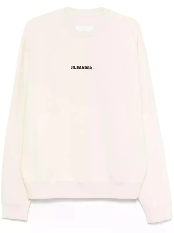 JIL SANDER Logo-print Sweatshirt - Neutrals