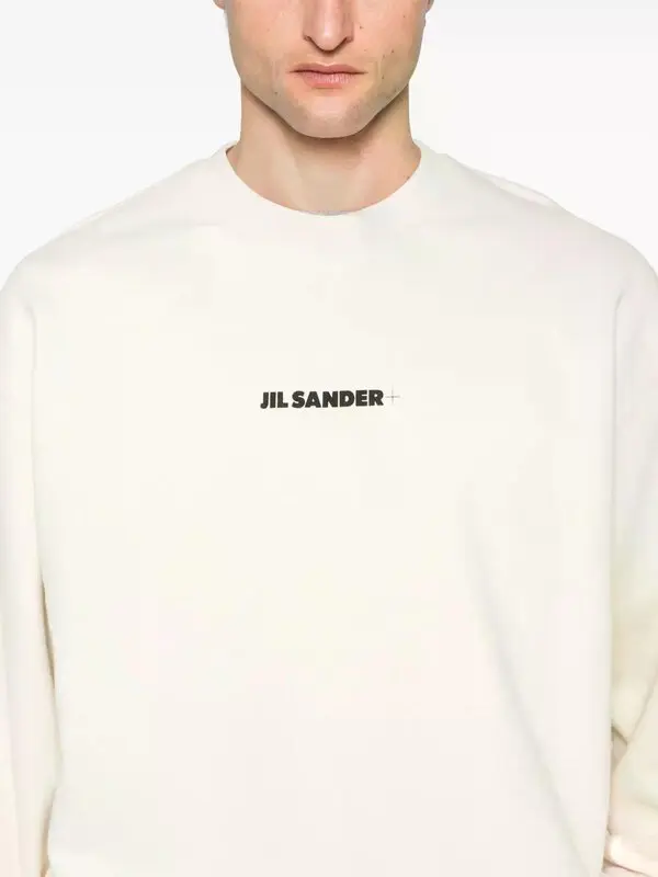 JIL SANDER Logo-print Sweatshirt - Neutrals