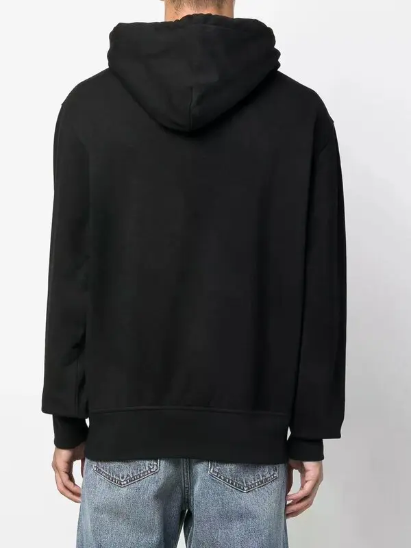 Versace Logo Print Cotton Hoodie