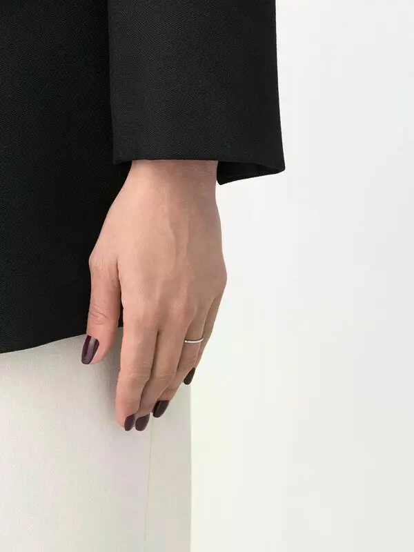 Le Gramme 18kt White Gold Slick Polished Ring