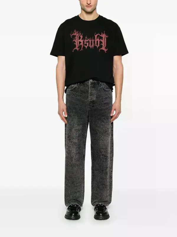 Ksubi Maxx Stencil Stitch Jeans