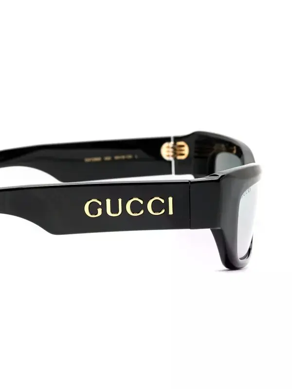 Gucci Rectangle Frame Sunglasses - Black