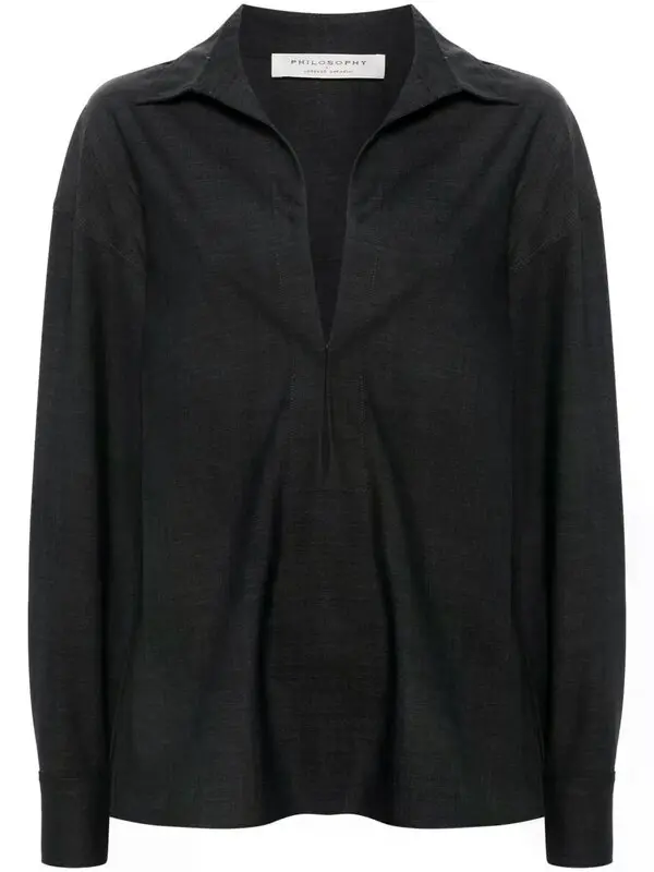 Philosophy Di Lorenzo Serafini V-neck Blouse