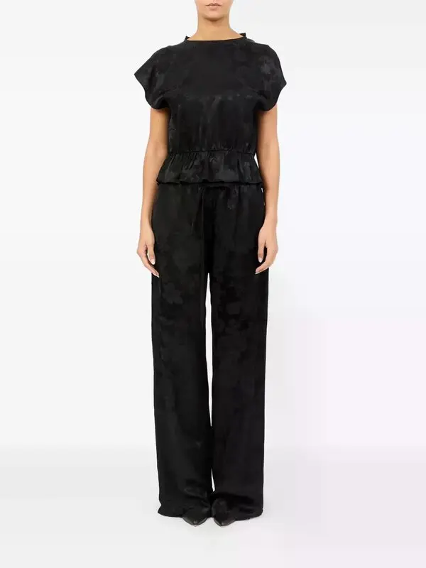 MAISON MARGIELA Floral Brocade Blouse