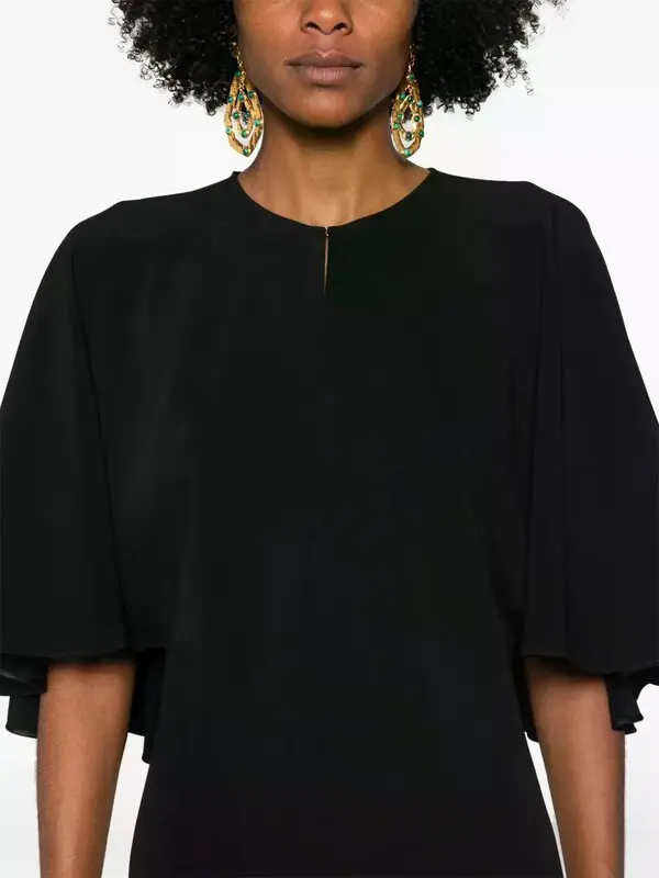 Chloé Draped Detail Cady Mini Dress