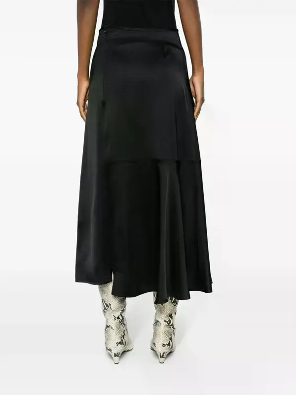 JIL SANDER High-waisted Panelled Midi Skirt