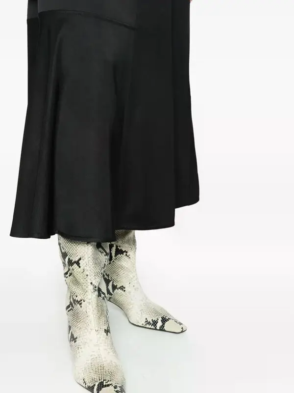 JIL SANDER High-waisted Panelled Midi Skirt