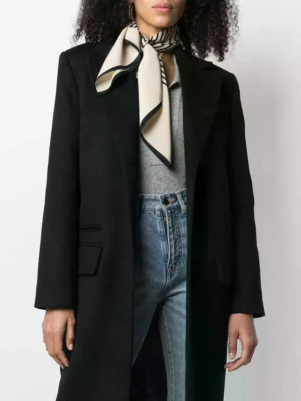 TOTEME Stripe Print Scarf - Neutrals